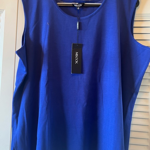 Misook | Tops | 2x Sleevless Royal Blue Tank | Poshmark